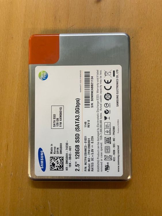 Samsung 128 SSD 2.5 SATA 3.0 Gbps | Kaufen auf Ricardo