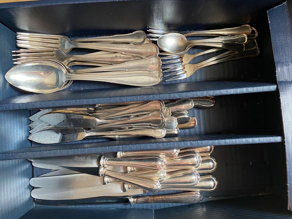 WMF Besteck Silber 90 & Christofle Edelstahl | Kaufen auf Ricardo