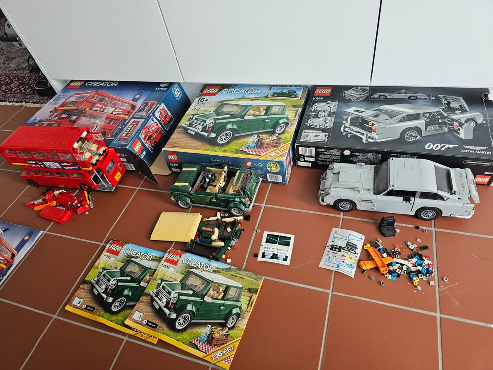 Lego Creator Sets: London Bus, Aston Martin, Mini Cooper! (Gebraucht ...