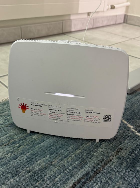 📡 Sunrise Internet Box (Fiber / DSL) (Gebraucht) in Niederwil SO für ...