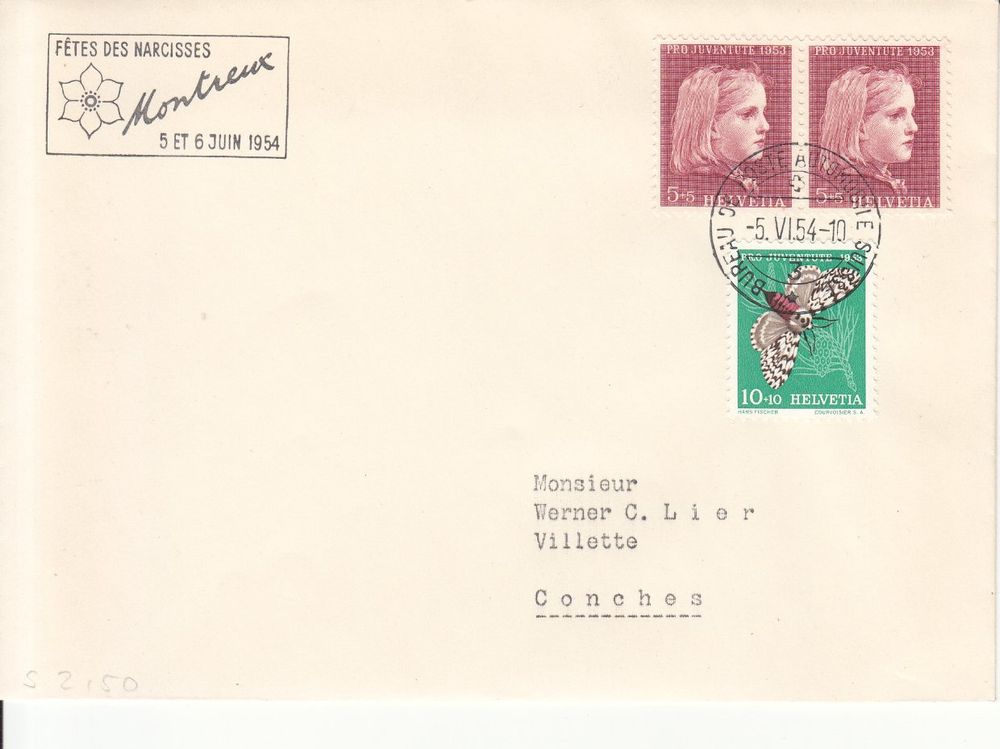 Sonderstempel A. 655 Montreux 1954 | Kaufen auf Ricardo
