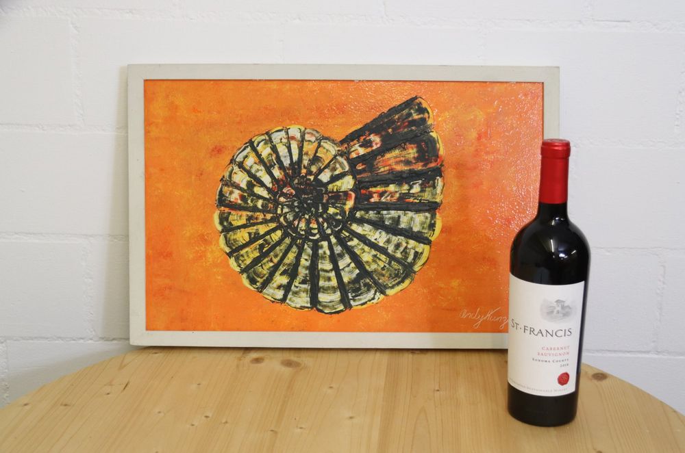 Andy Hunziker, Gemälde auf Platte, signiert und datiert 1977 (Gebraucht) in Zug für CHF 25 – mit ...