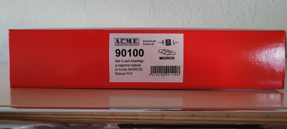 ACME 90100, Kühlwagenset Migros (Neu und originalverpackt) in Thürnen für CHF 59 – nur Abholung ...