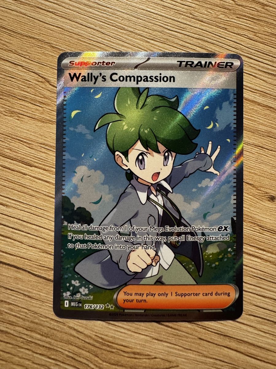 Carte Pokémon Wally’s Compassion 176/132 MEG (Neuf (Voir description ...