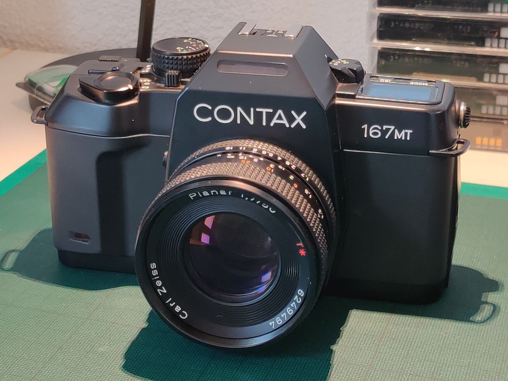 CONTAX 167MT + ZEISS T* PLANAR 50mm/f1.7 AEJ (Gebraucht) in Flawil für CHF 230 – mit Lieferung ...