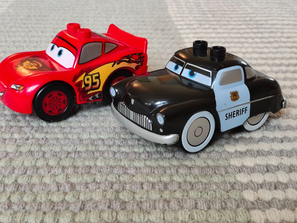 LEGO Duplo Cars Sheriff und Lightning McQueen (Gebraucht) in ...
