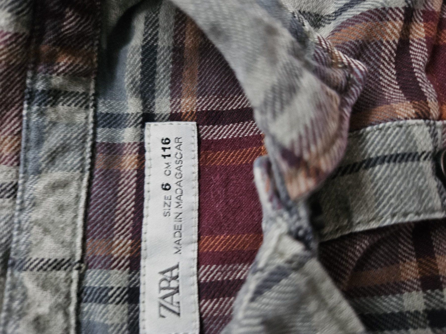 Zara Jungen Hemd Holzfällerhemd Gr. 116 Top Zustand! (Gebraucht) in ...