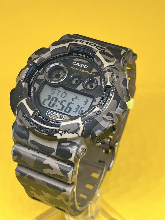 Casio G-Shock GD-120CM – Camouflage – 200M – Digital (Gebraucht) in ...