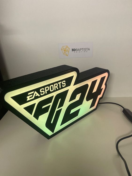 FC24 logo mit LEDs (Neuf (Voir description)) à Luzern pour CHF 30 ...