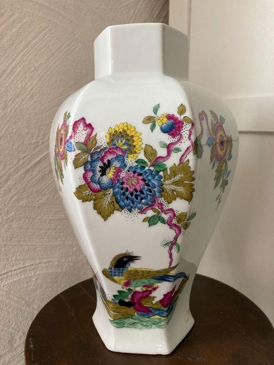 GROSSE BLUMENVASE VASE HANDGEMALT HÖHE 27 CM | Kaufen auf Ricardo