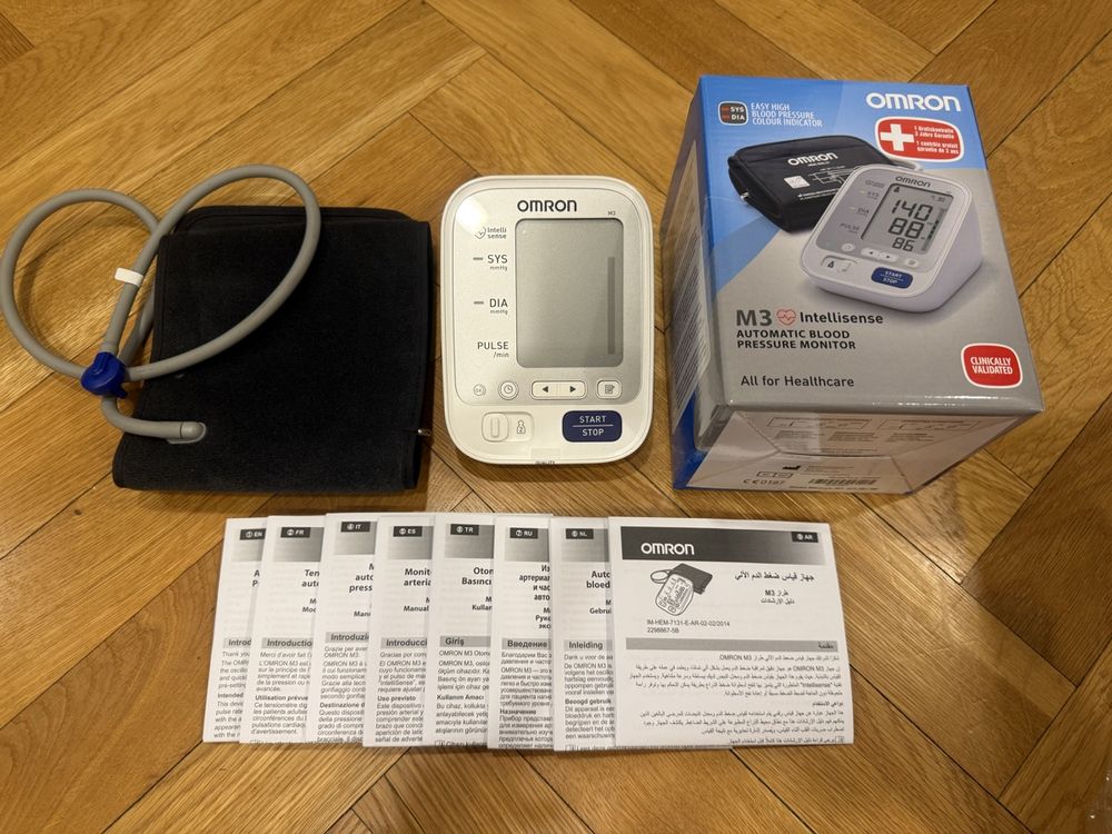 Omron M3 Blutdruckmessgerät - Wie neu, Top Zustand! (Gebraucht) in ...