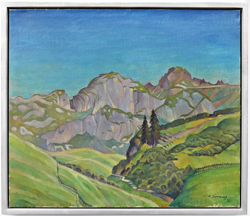 Grosses Ölgemälde von Rudolf Dürrwang (1883-1936) | Kaufen auf Ricardo