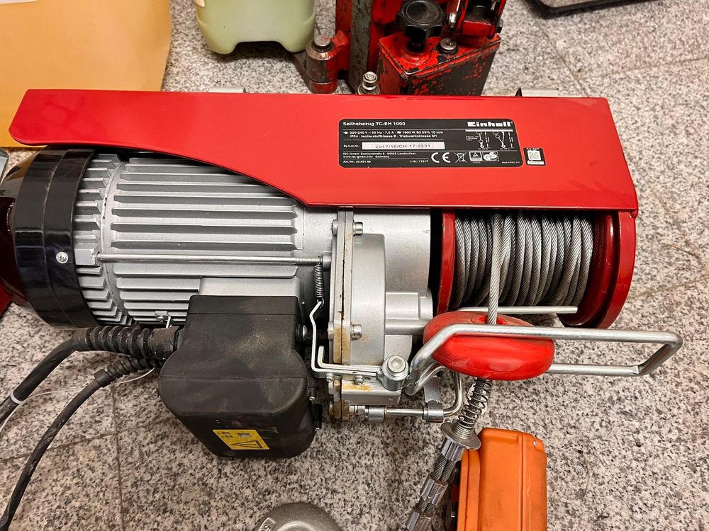 Seilwinde Seilhebezug 1000kg Einhell TC-EH Neuwertig (Gebraucht) in ...
