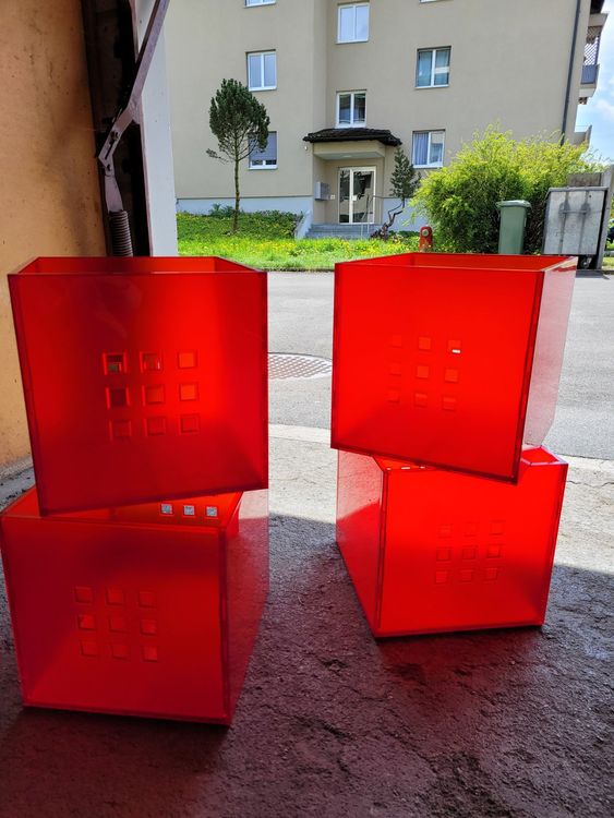 Ikea Kallax Lekman Box rot (Gebraucht) in Inwil für CHF 20 – nur Abholung auf Ricardo kaufen