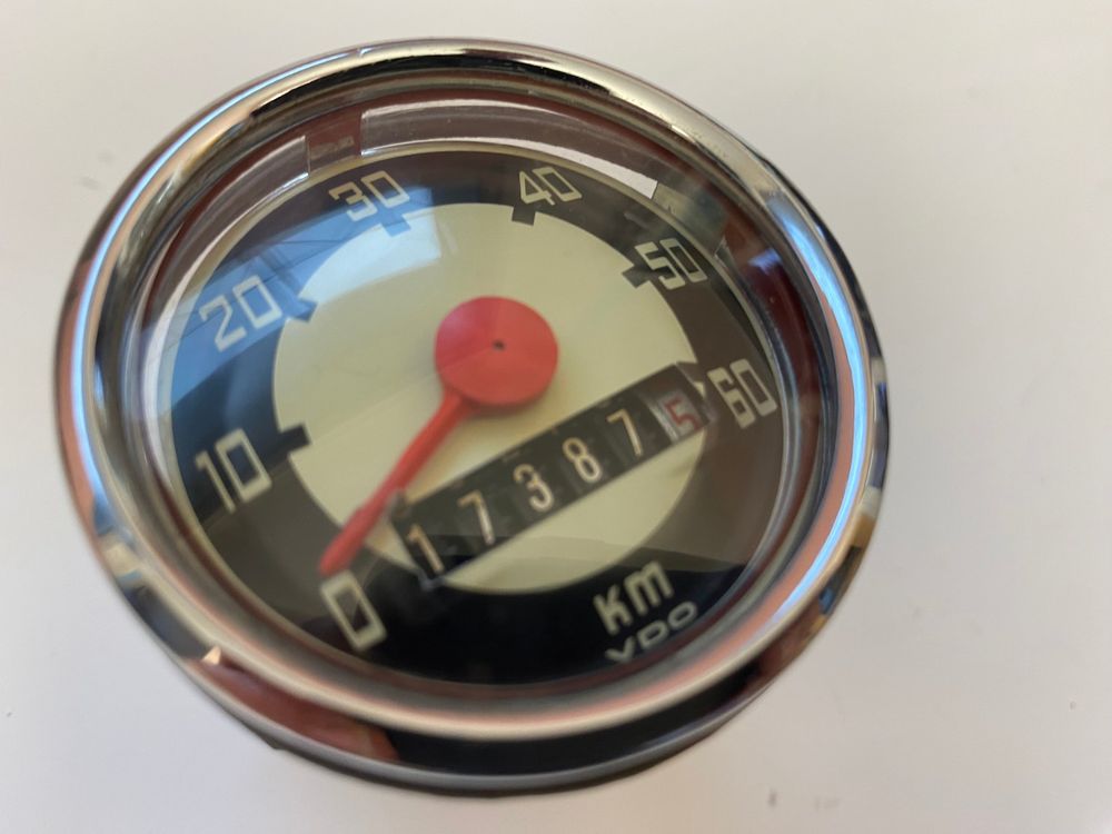 Tacho 60 km/h Ø 48 mm VDO, original Puch/Sachs, TOP | Kaufen auf Ricardo