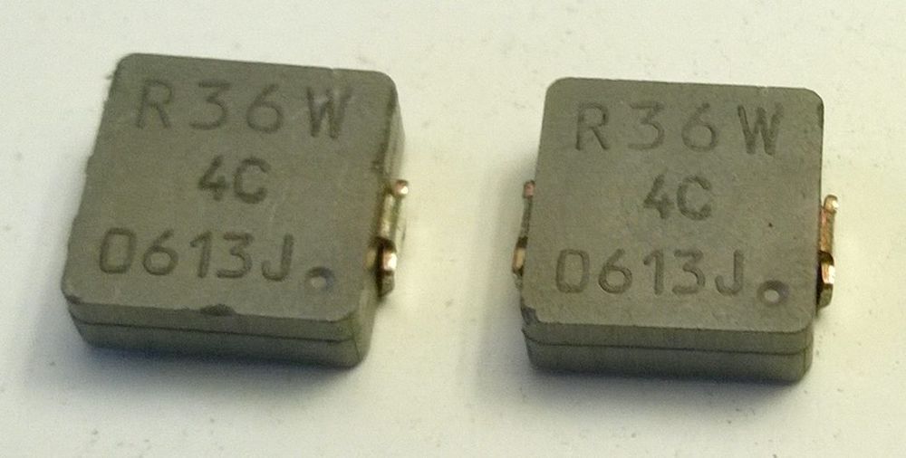 R36W 4C choke SMD inductor 0.36 μΗ microhenry inducteur (Gebraucht) in ...