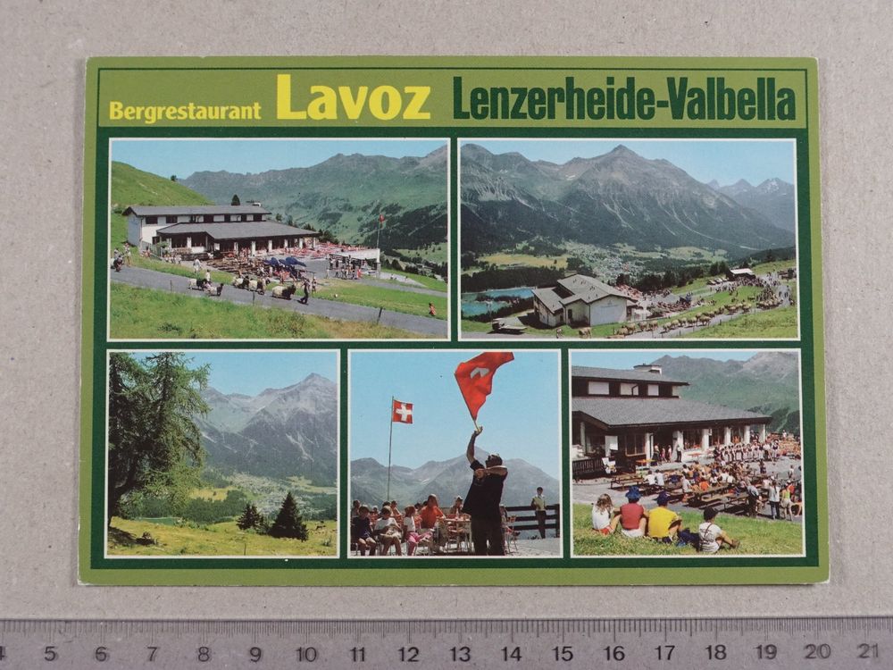 Lenzerheide Valbella, Bergrestaurant Lavoz, 1990 (Gebraucht) in Lenzburg für CHF 2 – mit ...