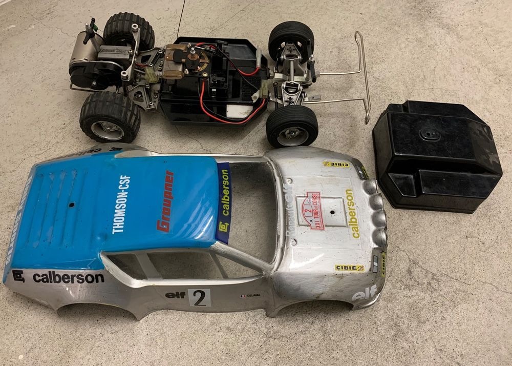 Graupner Rally Sports R/C Elektro-Auto Renault Alpine, 30kmh (Gebraucht ...