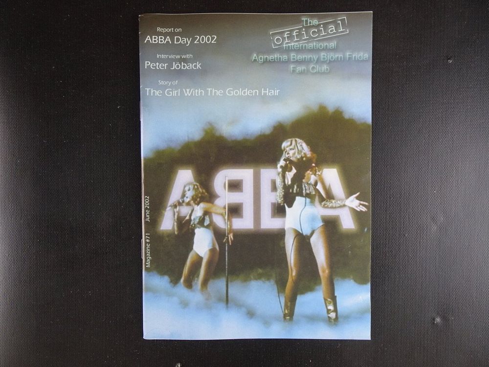 The Official Agnetha Benny Björn Frida Fanclub No. 71 (Gebraucht) in ...