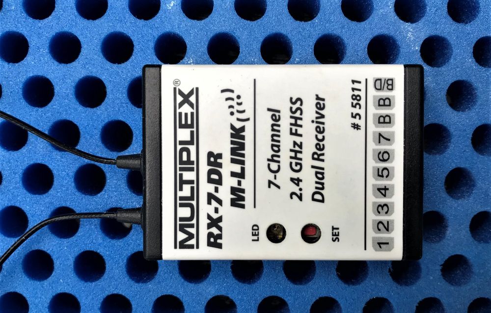 Empfänger RX-7-DR "M-LINK 2.4GHz", Multiplex # 55811 (Gebraucht) in ...
