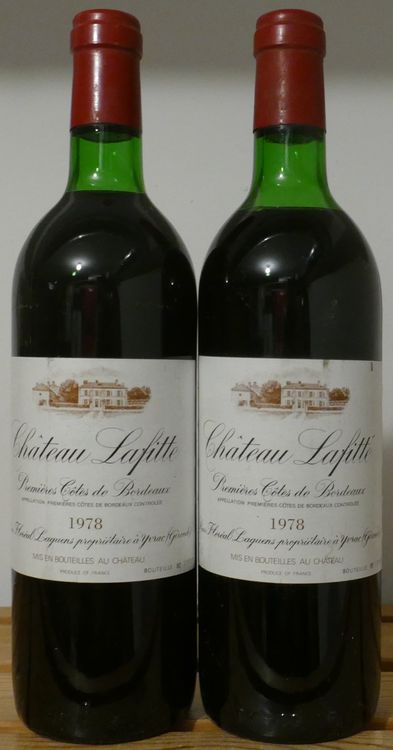 2 Fl. Chateau Lafitte 1978 - Premières Cotes de Bordeaux (Neu (gemäss ...