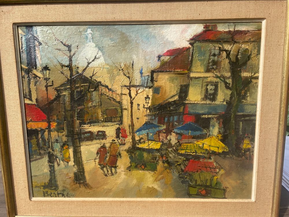 Ölbild Strassenszene paris by night (Gebraucht) in Küttigen für CHF 72 – mit Lieferung auf ...