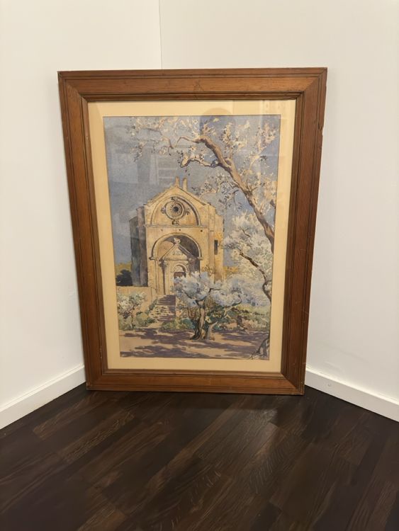 Henri Paul Aquarell Chapelle Saint Gabriel Tarascon 1930 (Gebraucht) in ...