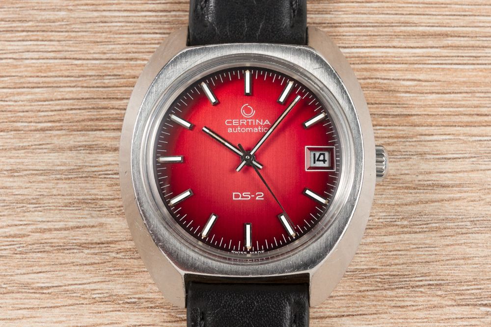 ab 1.- Certina DS2 rot Vintage Automatik Uhr ab Service | Kaufen auf ...