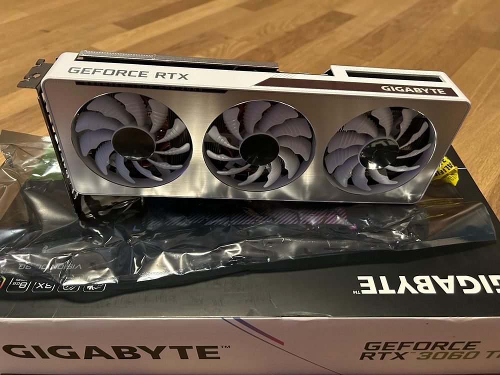 Gigabyte GeForce RTX 3060 Ti Vision OC LHR White (Gebraucht) in Embrach ...