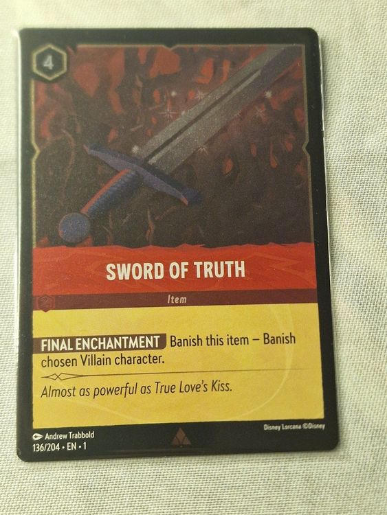 Lorcana - Sword of Truth - Foil / Holo - Englisch | Kaufen auf Ricardo