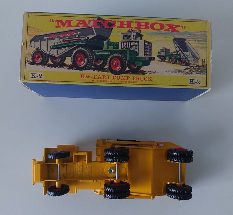 Matchbox King Size K-2 KW Dart Dump Truck mit Box (Neu und ...