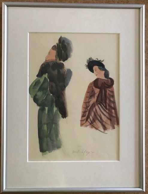 Aquarell signiert Hans Wullschleger (ID H172) (Gebraucht) in Gelterfingen für CHF 63 – mit ...