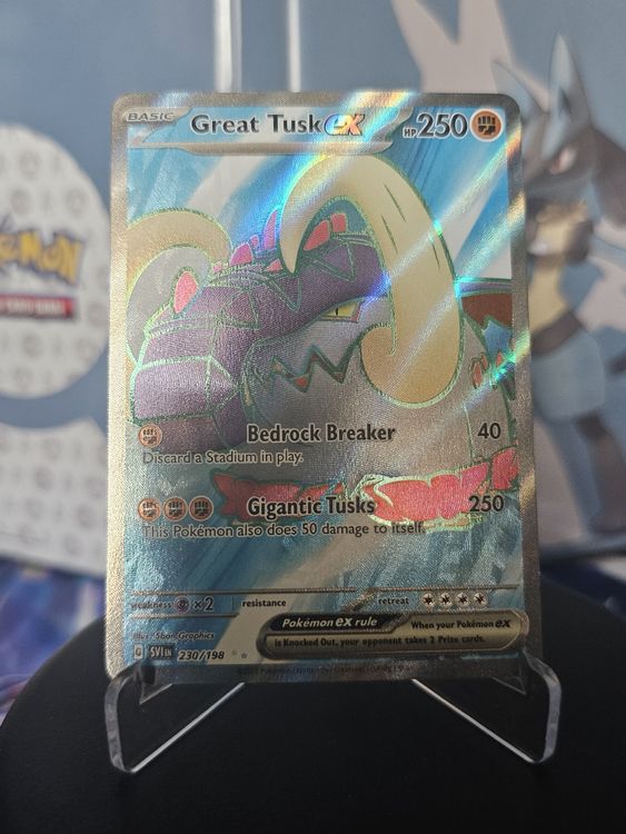 Great Tusk ex Fullart Scarlet Violet Base (Gebraucht) in Wolfwil für ...