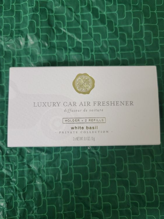 Rituals Car Air Refreshner Perfume White Basil Holder+2Refil (Neu und ...