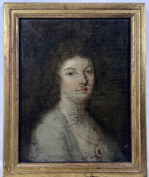 Antikes Gemälde einer Dame um 1800 | Kaufen auf Ricardo