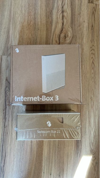 Internet Box 3 + Swisscom Box 21 (Neu und originalverpackt) in Trin für ...