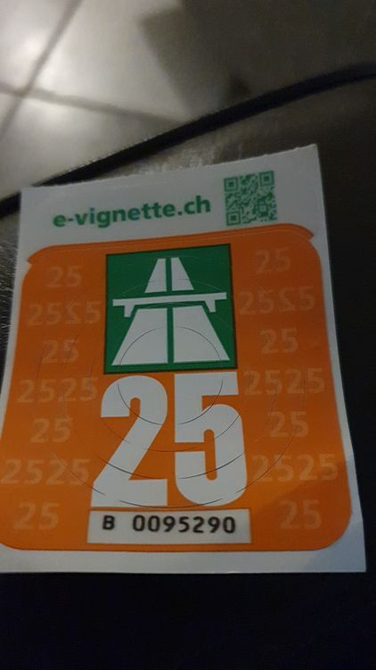 Autobahnvignette 2025 Sticker | Kaufen auf Ricardo