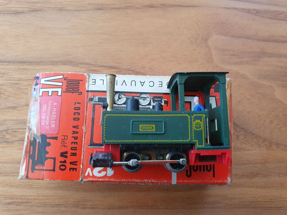Jouef VE H0 Decauville Feldbahndampflok STEATITE mit OVP 12V | Acheter ...