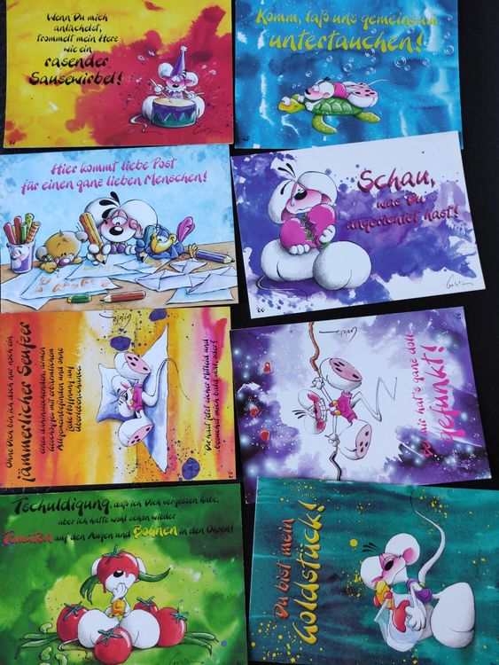 8 x Diddl Maus Postkarten Thomas Goletz | Kaufen auf Ricardo