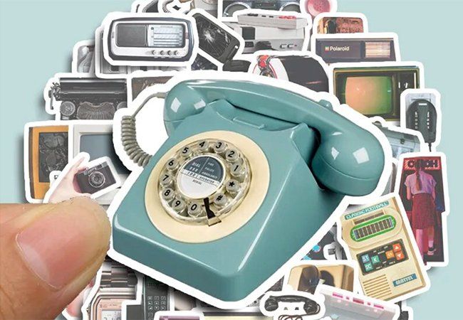 50 Stk. Sticker - Alte Dinge aus den 60 bis 80 er Jahre | Kaufen auf ...