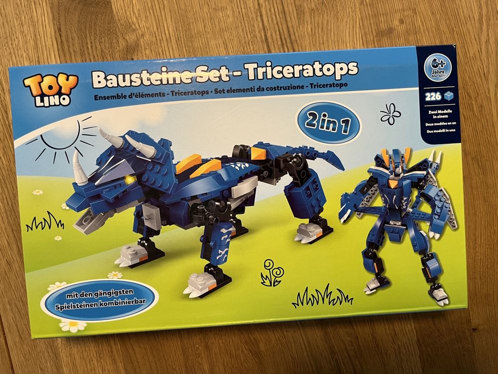 Bausteine Set Triceratops (Neu und originalverpackt) in Windlach für CHF 5 – mit Lieferung auf ...