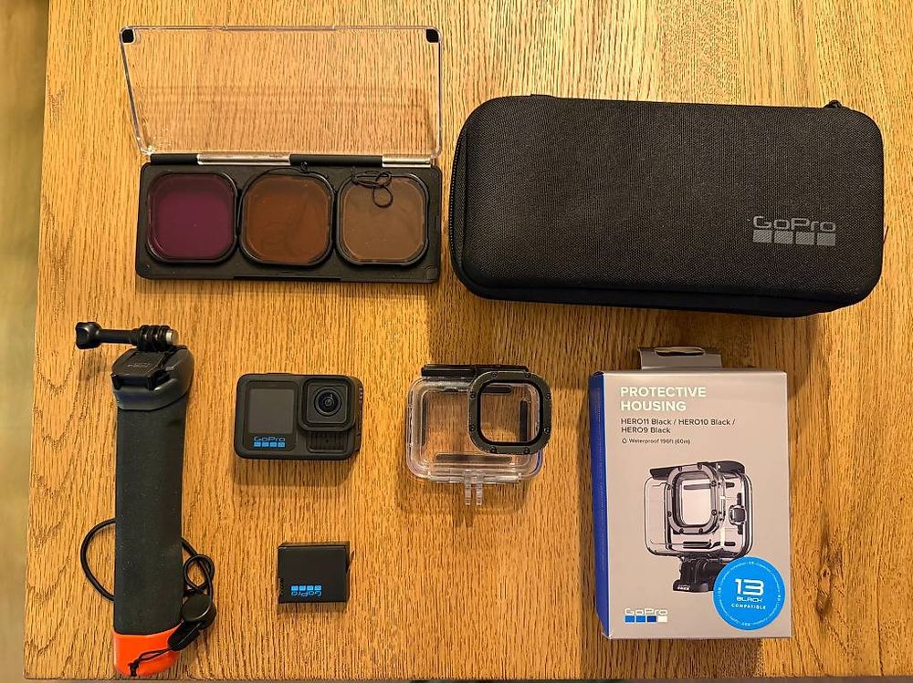 GOPRO Hero black 13 + Schutzhülle + Akku + 3 Linsenfilter (Gebraucht) in Mettmenstetten für CHF ...