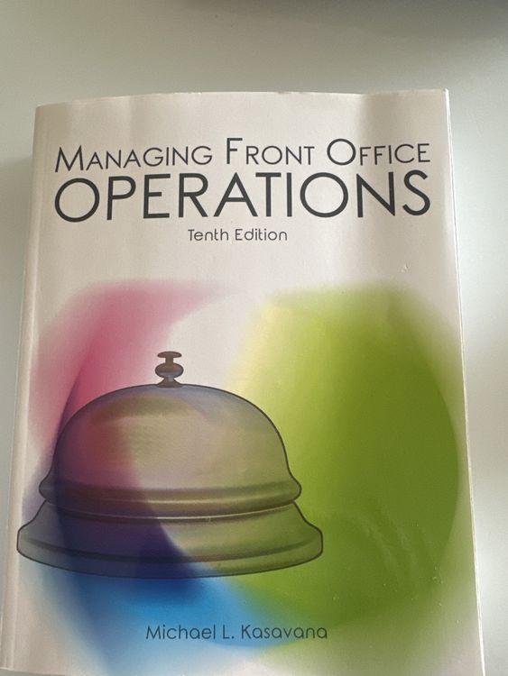 Managing front office operations Buch | Kaufen auf Ricardo