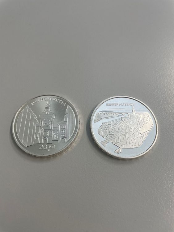 2x 20 Fr. Sonder-Münze 2003, Berner Altstadt (Gebraucht) in Bern für CHF 35 – mit Lieferung auf ...