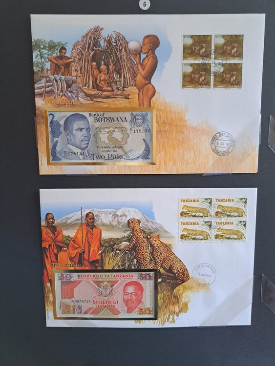 Numis -Banknotenbriefe 26 x 18cm 2 Stück (Neu und originalverpackt) in ...