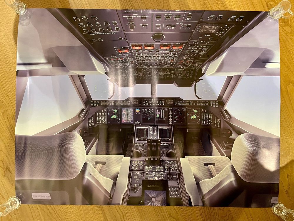 Poster Airbus A400M Cockpit (90cm x 76.4cm) (Gebraucht) in Kloten für ...