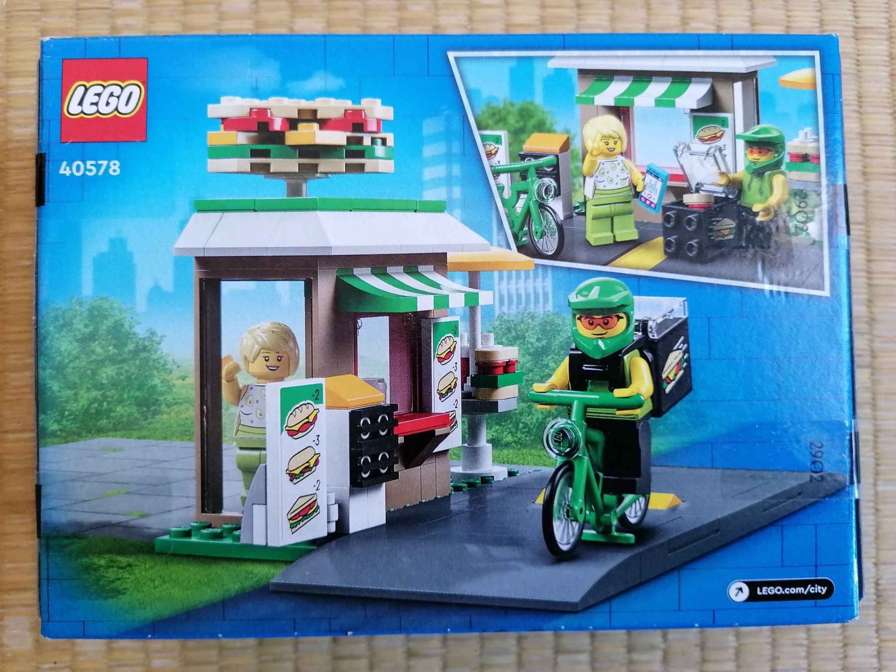 RAR LEGO City # 40578 Uber Delivery Sandwich (Neu und originalverpackt ...