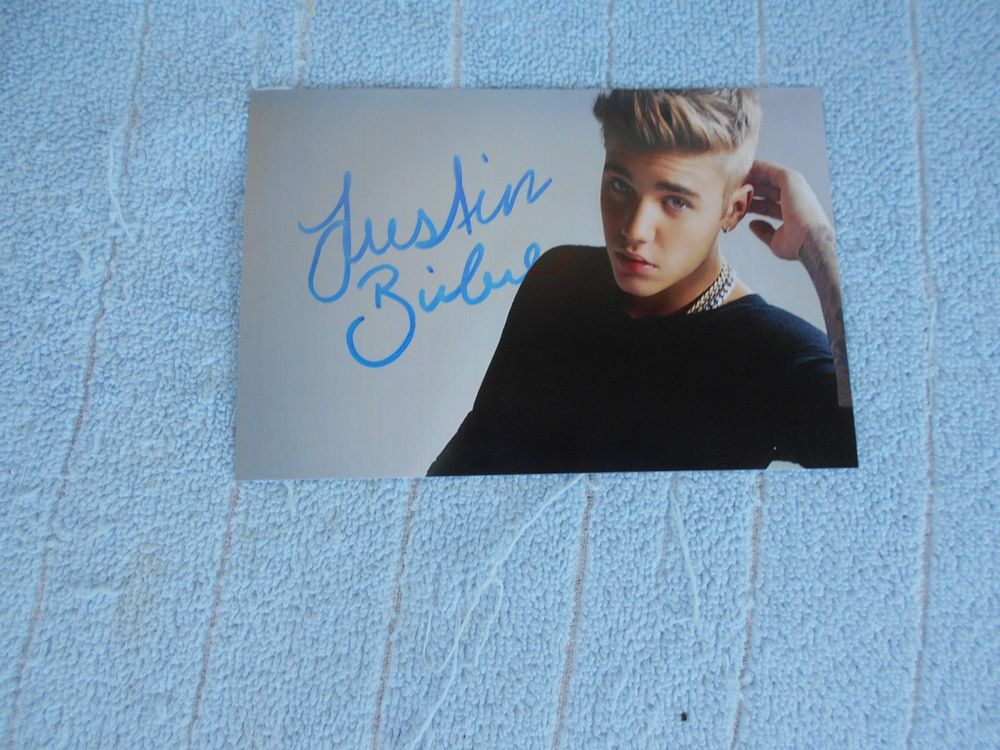 Justin Biber Sänger Original signiert | Kaufen auf Ricardo