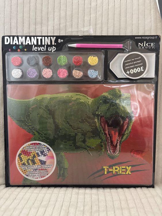 Diamant Malerei Set T-Rex, NEU, Bastelspass für Kinder (Neu und ...
