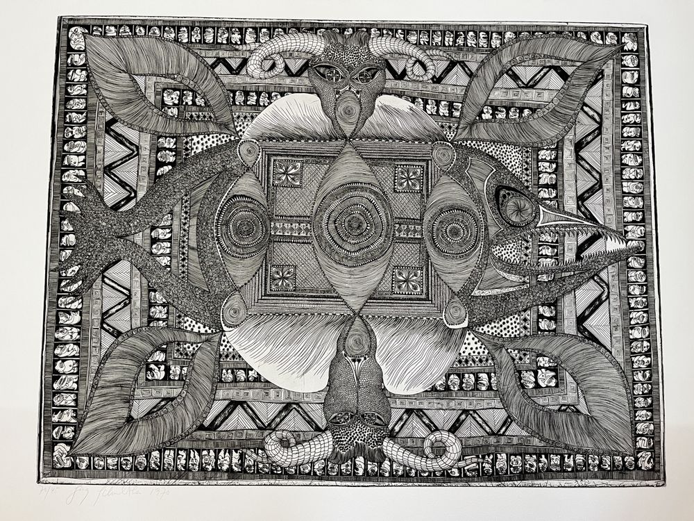 aus Grafiksammlung Radierung von Jörg Shimon Schuldhess 1970 (Gebraucht ...